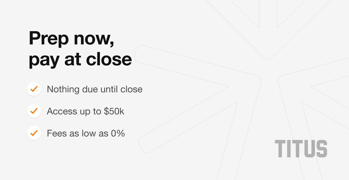 Titus + Houston Staging & Design, LLC | Pay at close